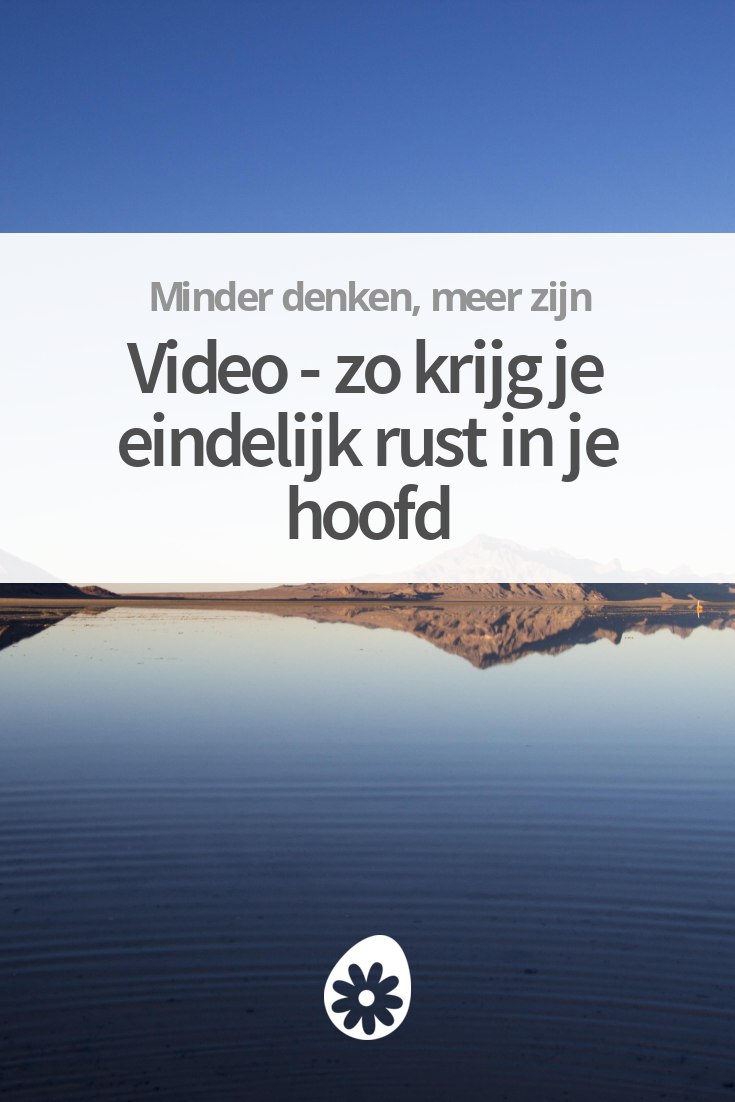 Video - zo krijg je eindelijk rust in je hoofd | soChicken