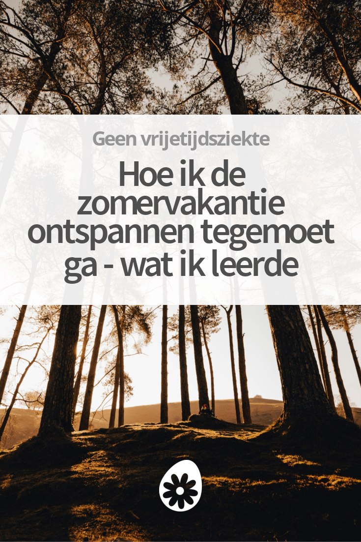 Hoe ik de zomervakantie ontspannen tegemoet ga - wat ik leerde | soChicken