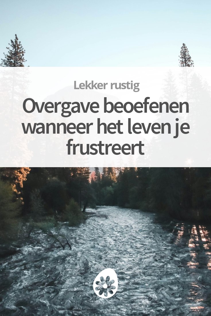 Overgave beoefenen wanneer het leven je frustreert | soChicken