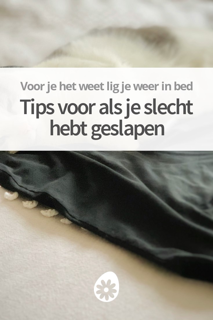 Tips voor als je slecht hebt geslapen | soChicken