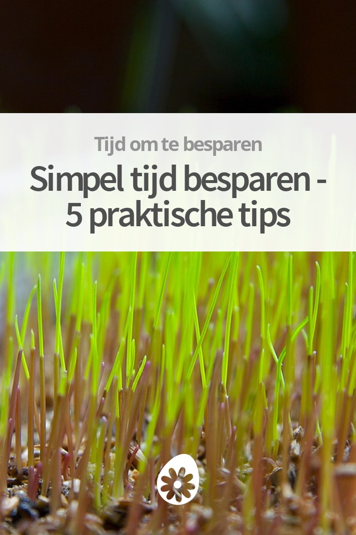 Tijd besparen | Simpel tijd besparen - 5 praktische tips